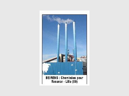 Cheminées industrielles BEIRENS : quand design rime avec environnement