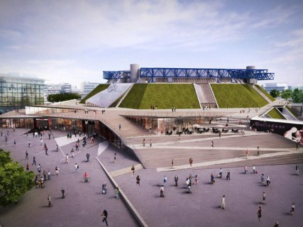 Mi-temps pour les travaux de Bercy Arena