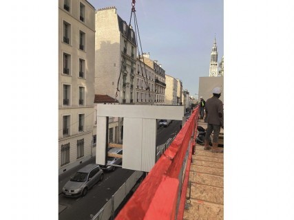 Des logements en structure mixte façade bois-béton, une première en France
